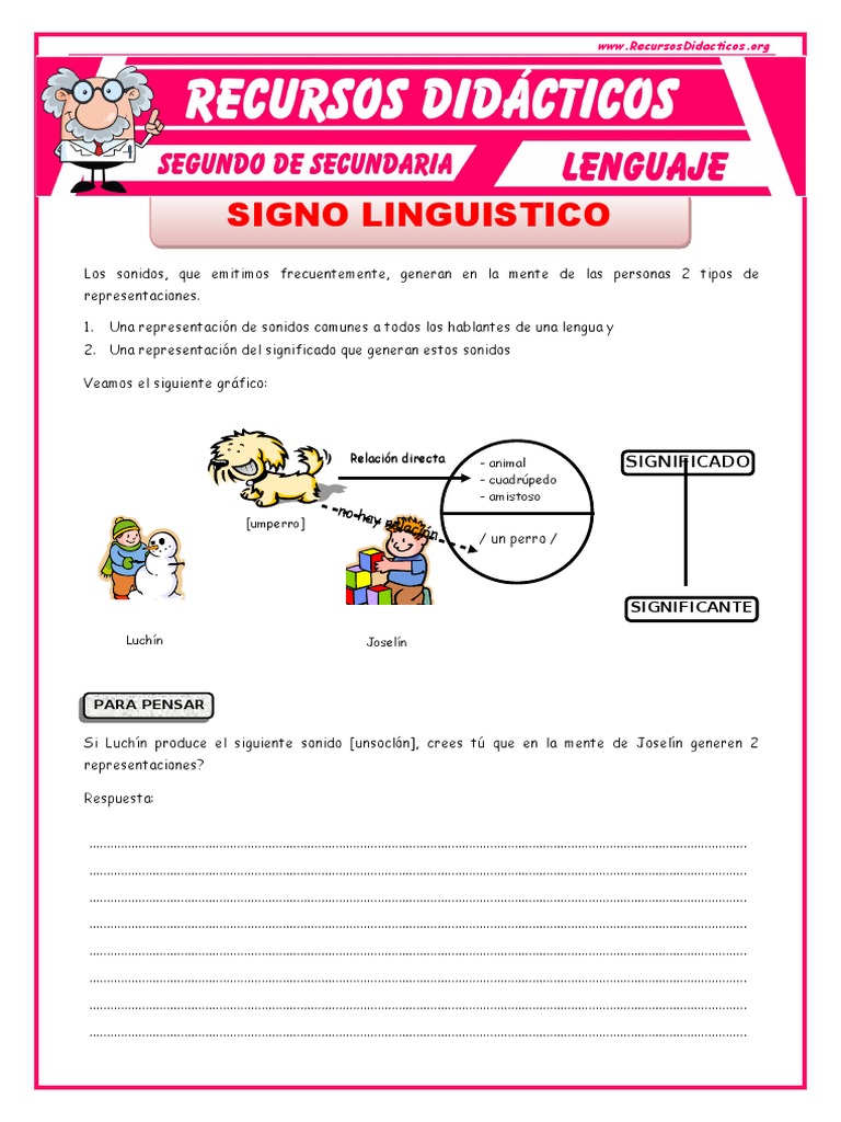 Significado y Significante para Segundo de Secundaria | PDF ... Significado y Significante para Segundo de Secundaria | PDF ...