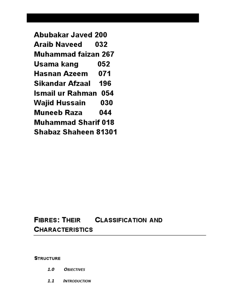 Types of Fibers | PDF | Fibers | Rayon