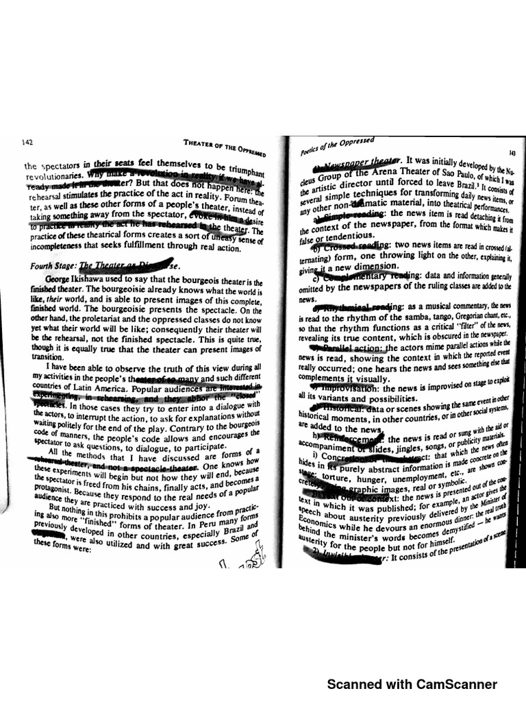 Boal - Invisible Theatre | PDF