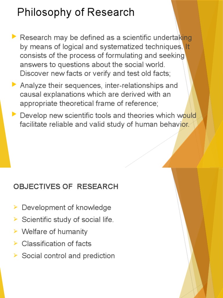 Philosophy of Research Session 31 | PDF | Scientific Method | Science
