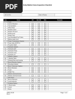 Crane Inspection Checklist | PDF