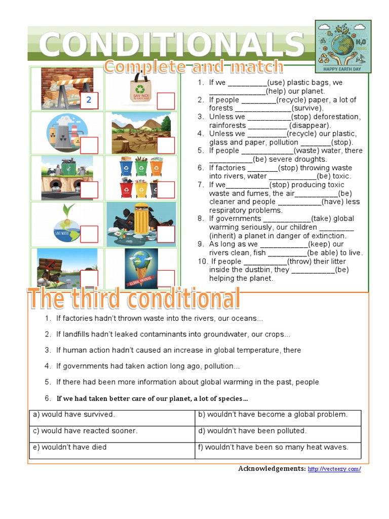 Conditionals Environment | PDF | Waste | Pollution