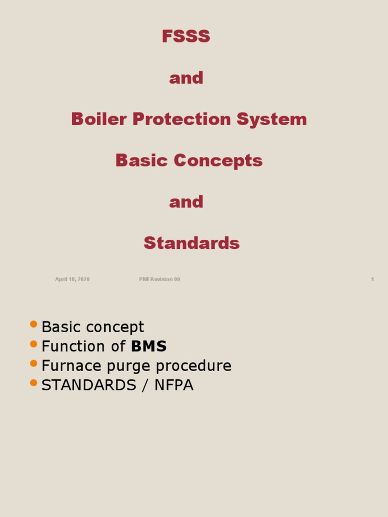 FSSS and Boiler Protection Overview | PDF | Boiler | Energy Technology