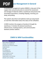 SAP IM vs WM: Key Differences | PDF | Warehouse | Inventory