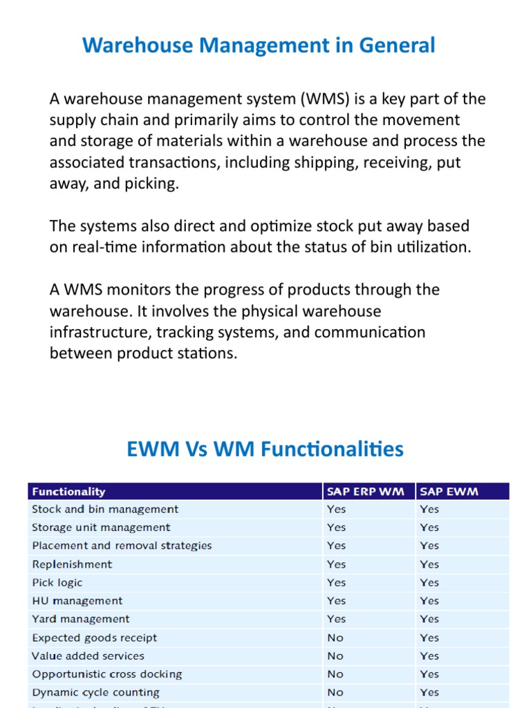 Sap Ewm | PDF