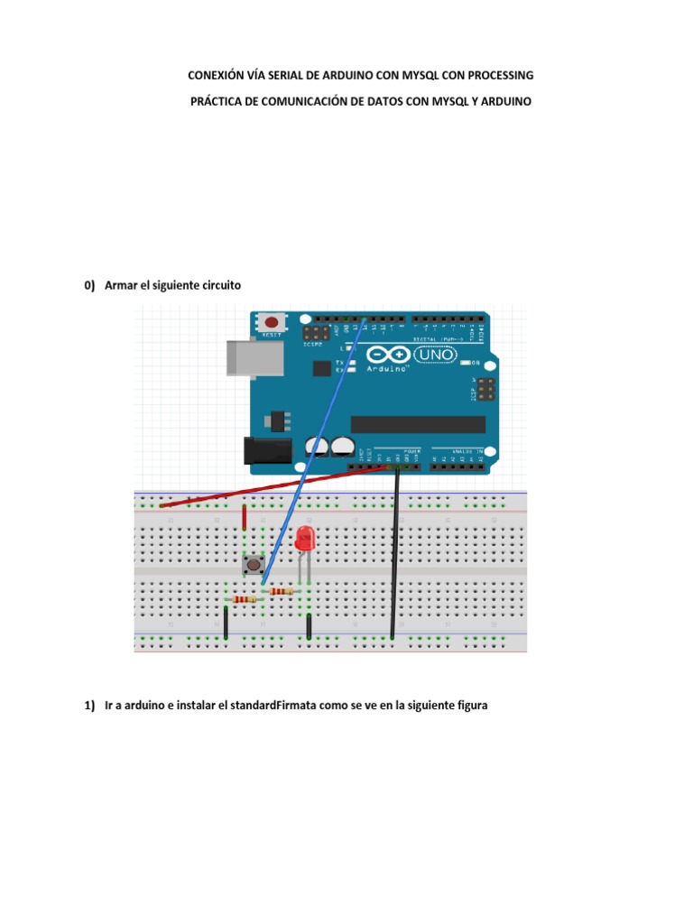 Practica ConexiÓn VÍa Serial De Arduino Con Mysql Con Processing Pdf Arduino Software De