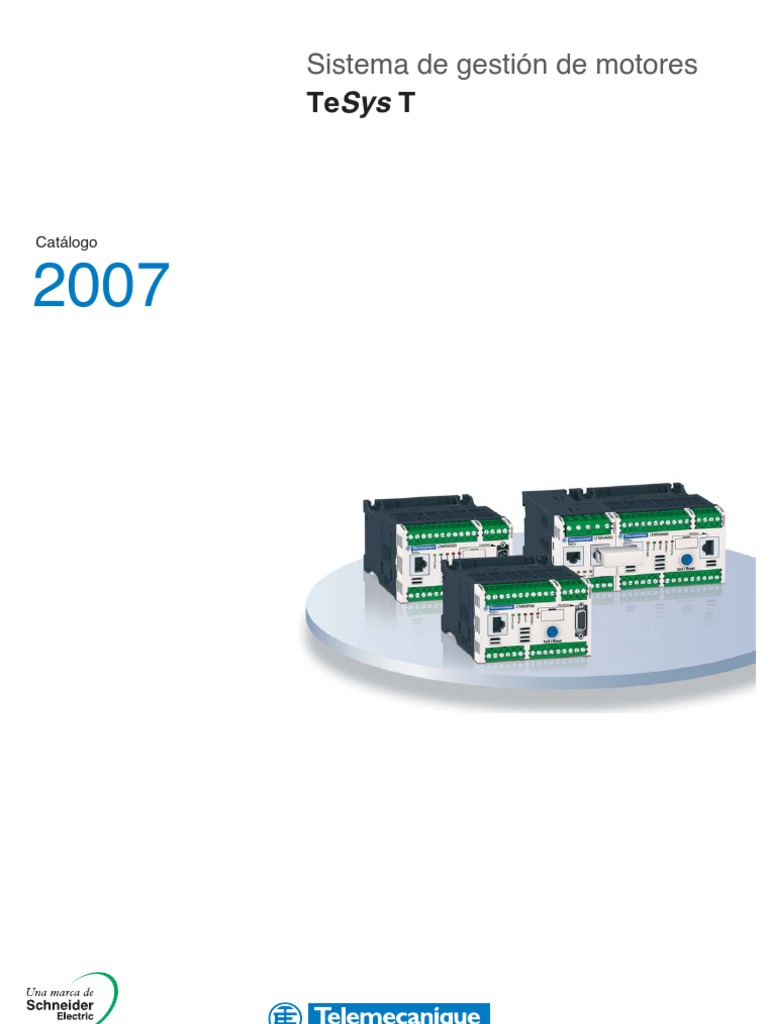 Tesys T | PDF | Corriente eléctrica | Relé
