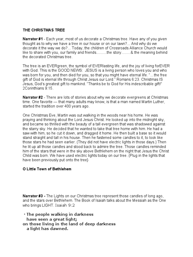 Meaning of the Christmas Tree | PDF | Biblical Magi | Jesus