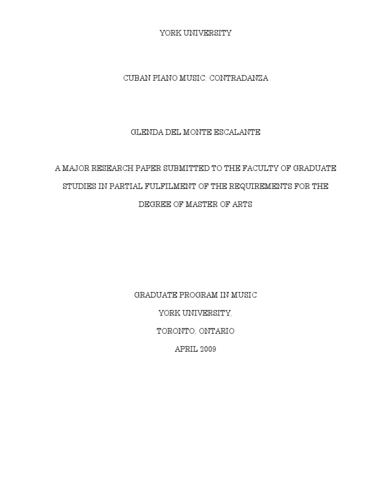 Cuban Piano Music: The Contradanza | PDF | Slavery | Entertainment ...
