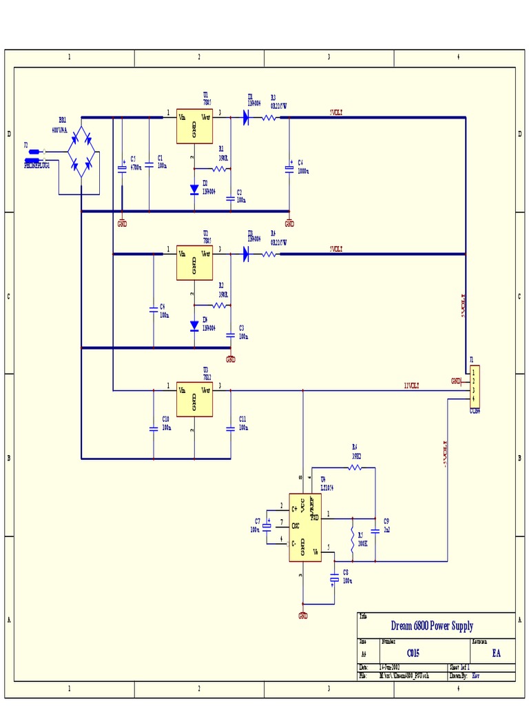 5volt: Dream 6800 Power Supply | PDF