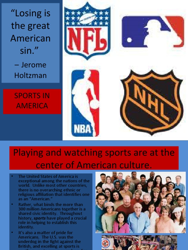 Sports' Role in American Identity | PDF | The United States | Athletic ...