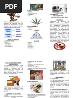 TRiptico de Sustancias Psicoactivas | PDF | Drogas | Drogas Psicoactivas