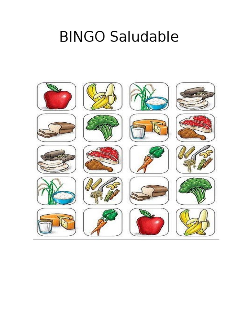 Bingo Saludable | PDF