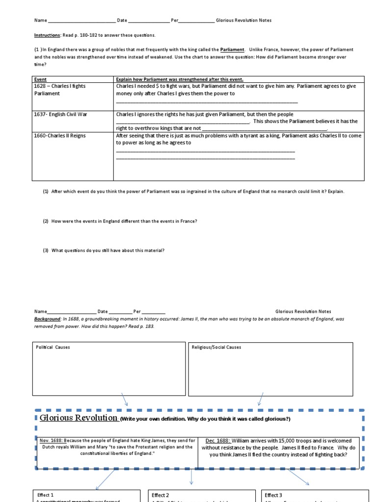 Instructions: Read P. 180-182 To Answer These Questions | PDF ...