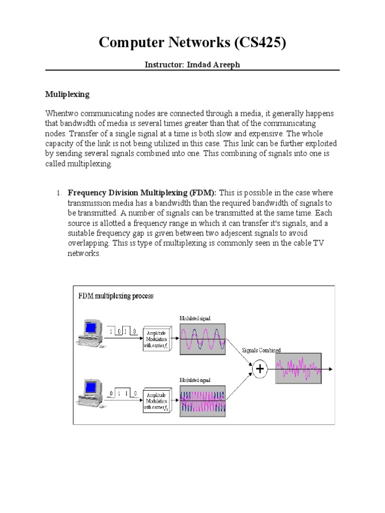Network Fundamentals: An Introduction to Multiplexing, Topologies, and the Data Link Layer | PDF ...