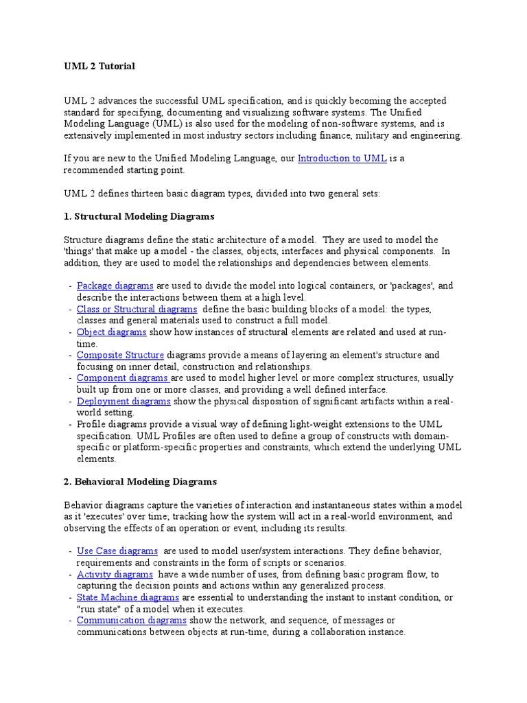 UML Three (Sparx New) | PDF | Use Case | Class (Computer Programming)