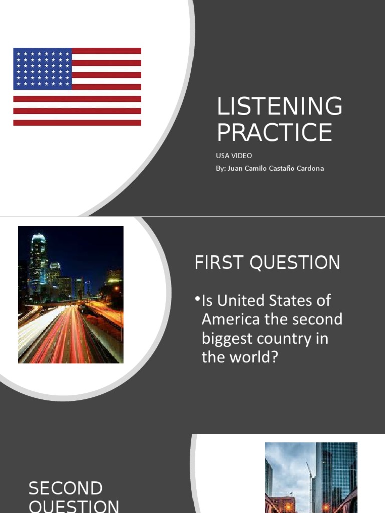 Usa Listening Practice | PDF
