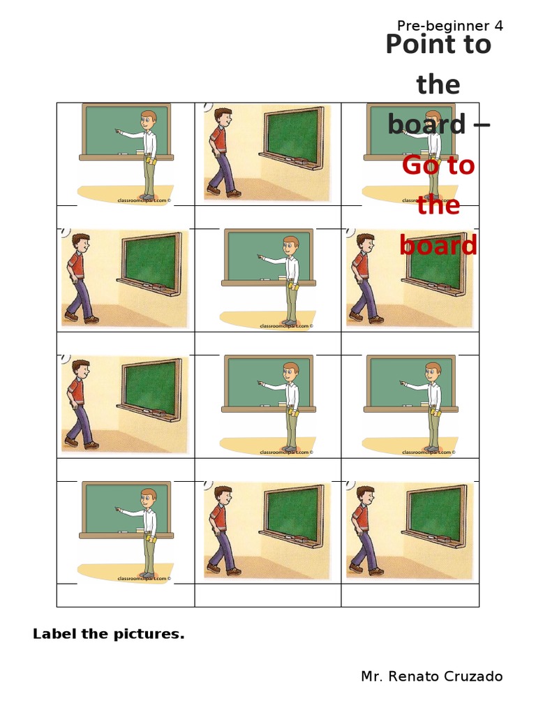 Label The Pictures | PDF