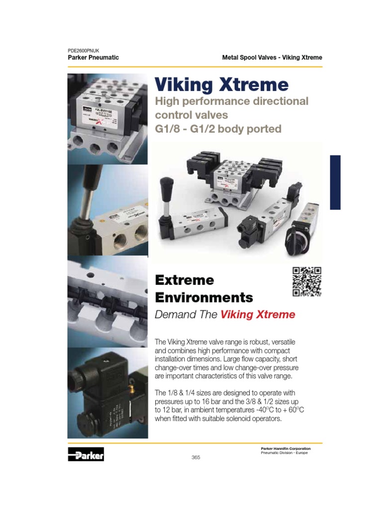 Viking Xtreme: Extreme Environments | PDF | Valve | Hydraulics