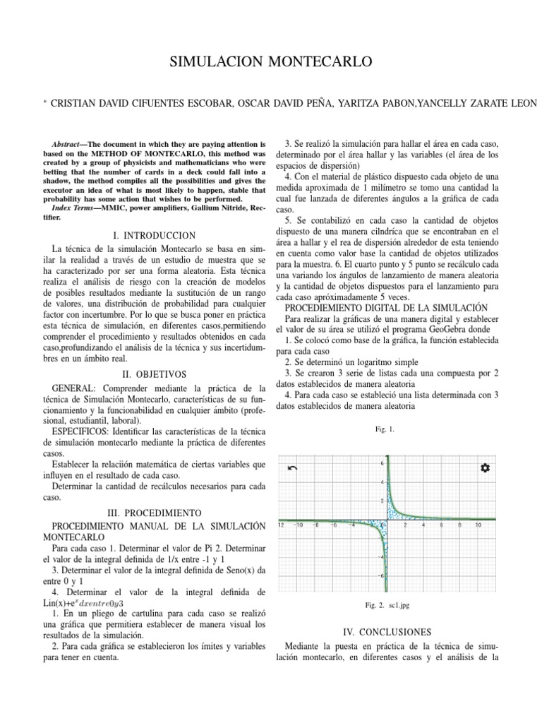 Simulacion Montecarlo PDF | PDF | Método Monte Carlo | Simulación
