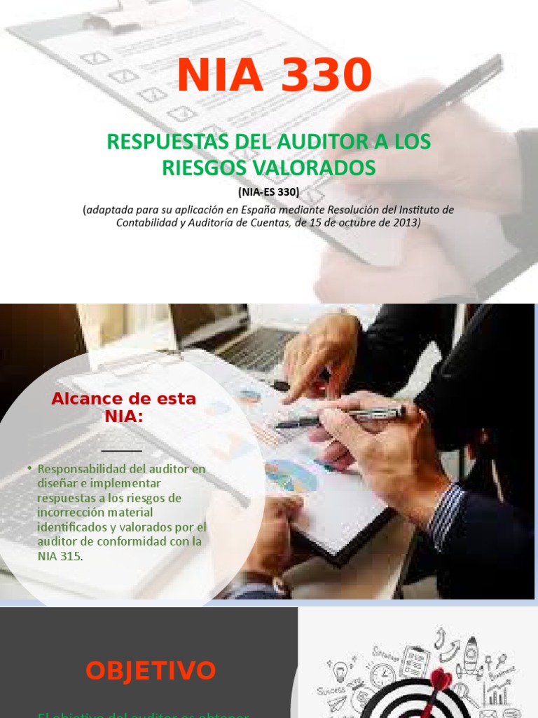 Norma NIA 330 | PDF | Contralor | Auditoría