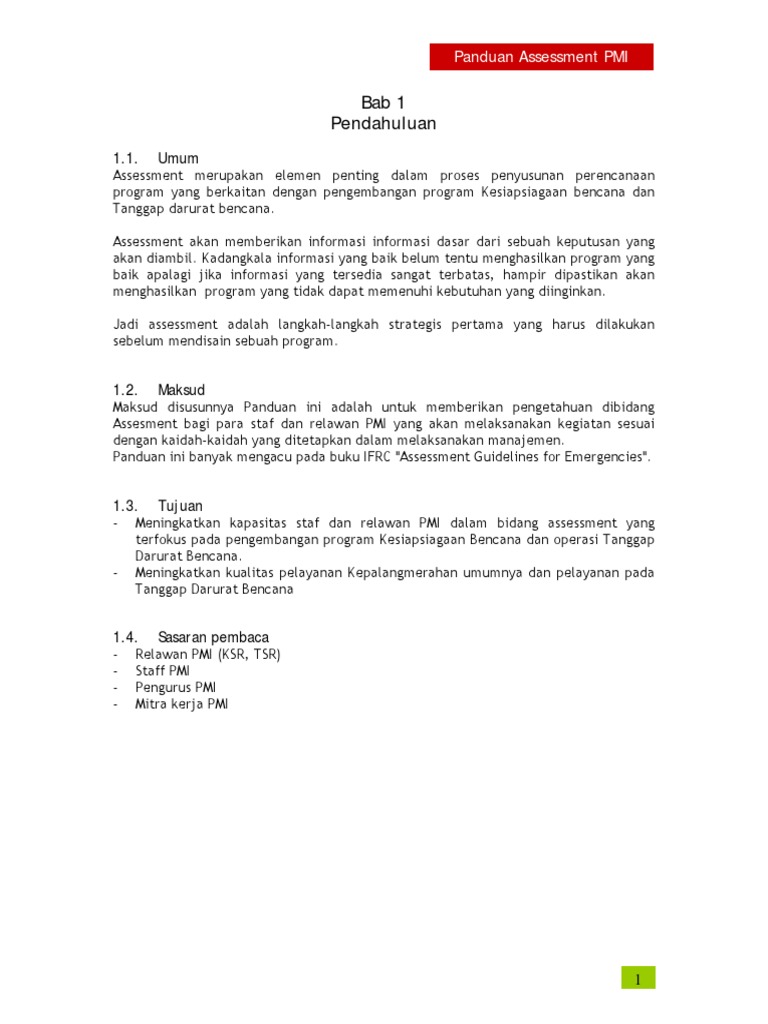 0 Panduan Assessment PMI PDF | PDF