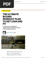 12 Week Boxing Training Program PDF | PDF | Strength Training ...