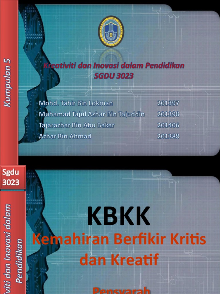 Kump 5 - Kemahiran Berfikir Kritis & Kreatif | PDF | Karier & Perkembangan
