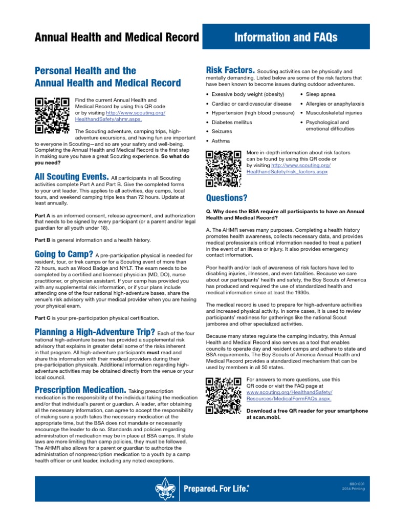 Personal Health and The Annual Health and Medical Record | Download ...