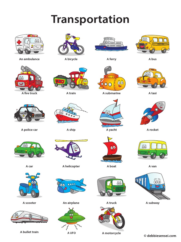 Types of Transportation Vehicles | PDF