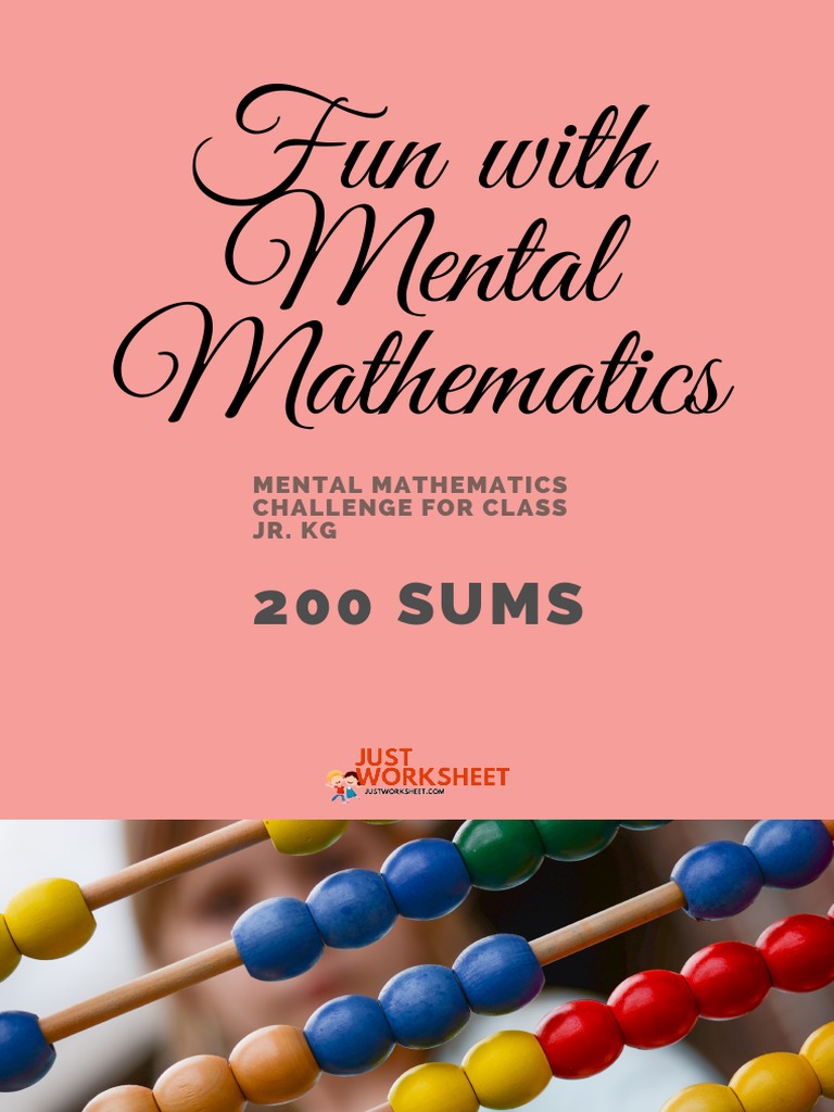 Mental Math Challenge for Jr. KG | PDF | Teaching Mathematics