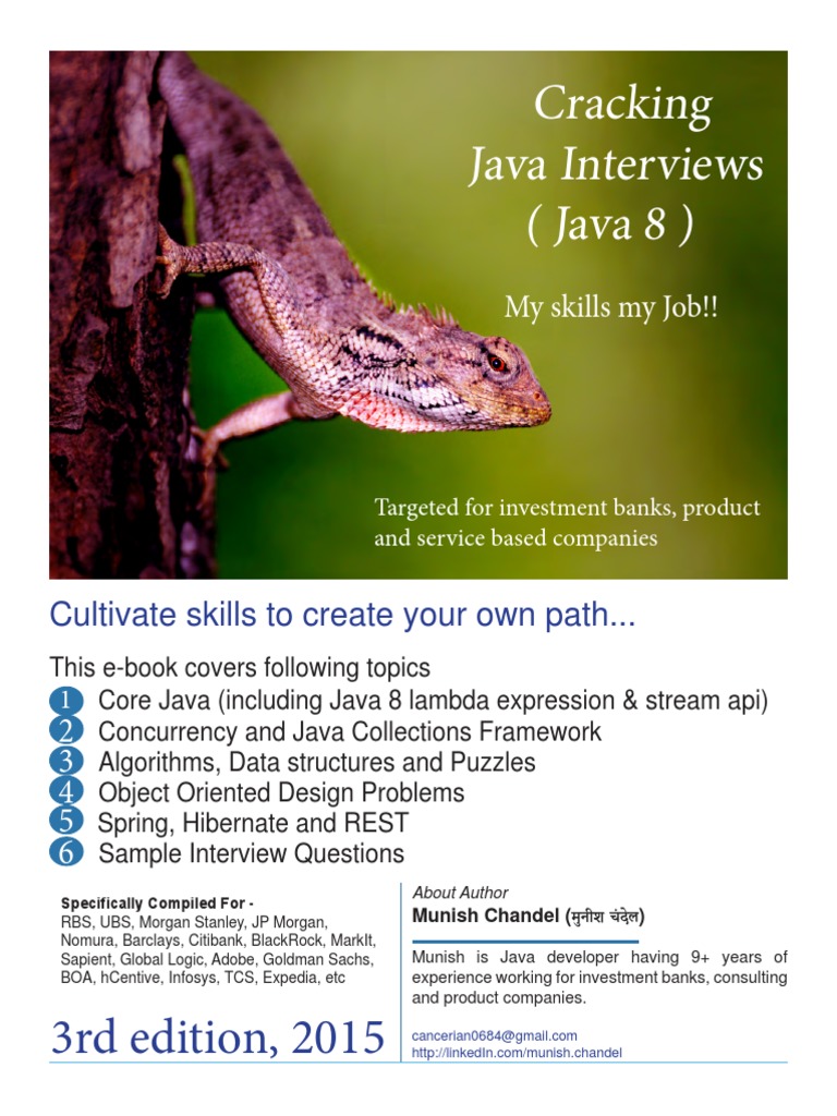 Cracking Core Java Interviews Sample PDF | PDF | Method (Computer Programming) | Software ...