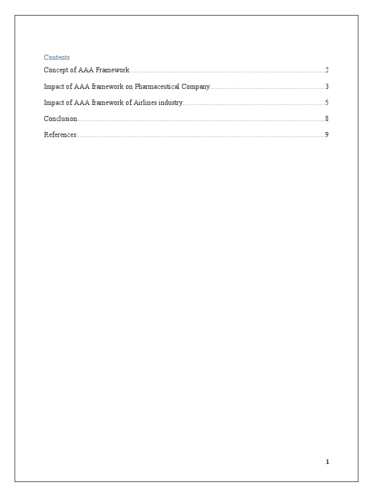 AAA Framework | PDF | Strategic Management | Airlines