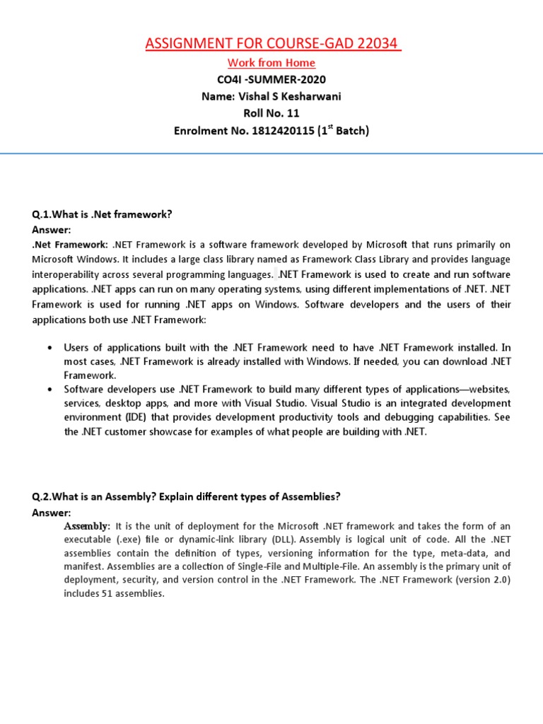 Assignment For Course-Gad 22034 | PDF | Microsoft Access | Databases