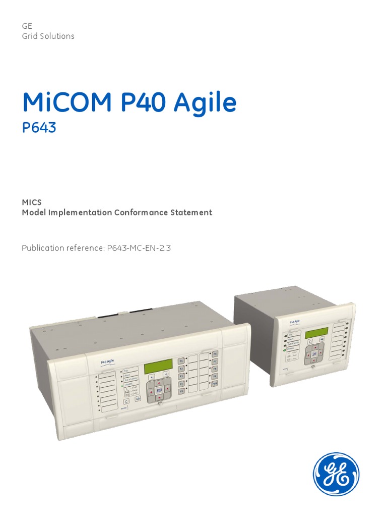 Micom P40 Agile: Ge Grid Solutions | PDF | Transformer | Electrical ...