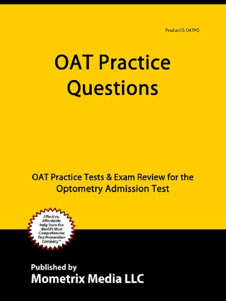 OAT Exam Secrets Test Prep Team - OAT Practice Questions - OAT Practice ...