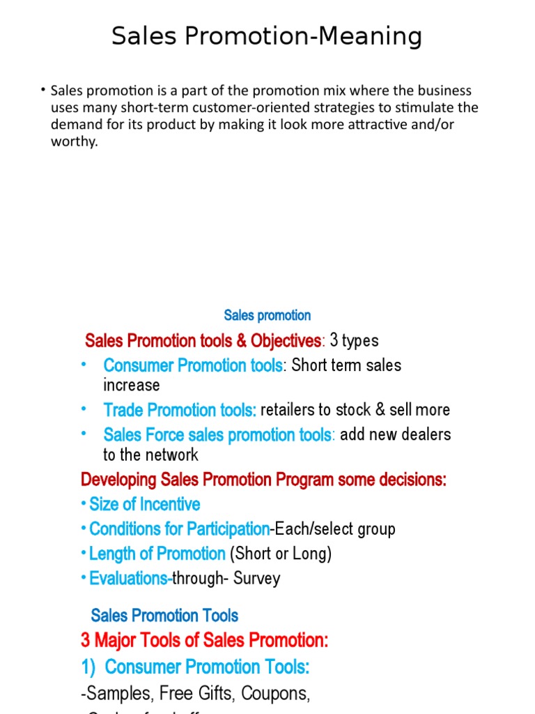 Sales Promotion | PDF