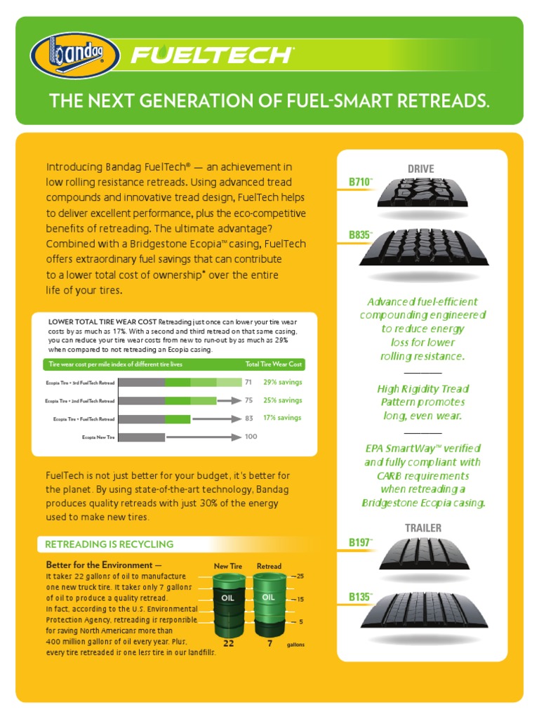 The Next Generation of Fuel-Smart Retreads.: Introducing Bandag ...