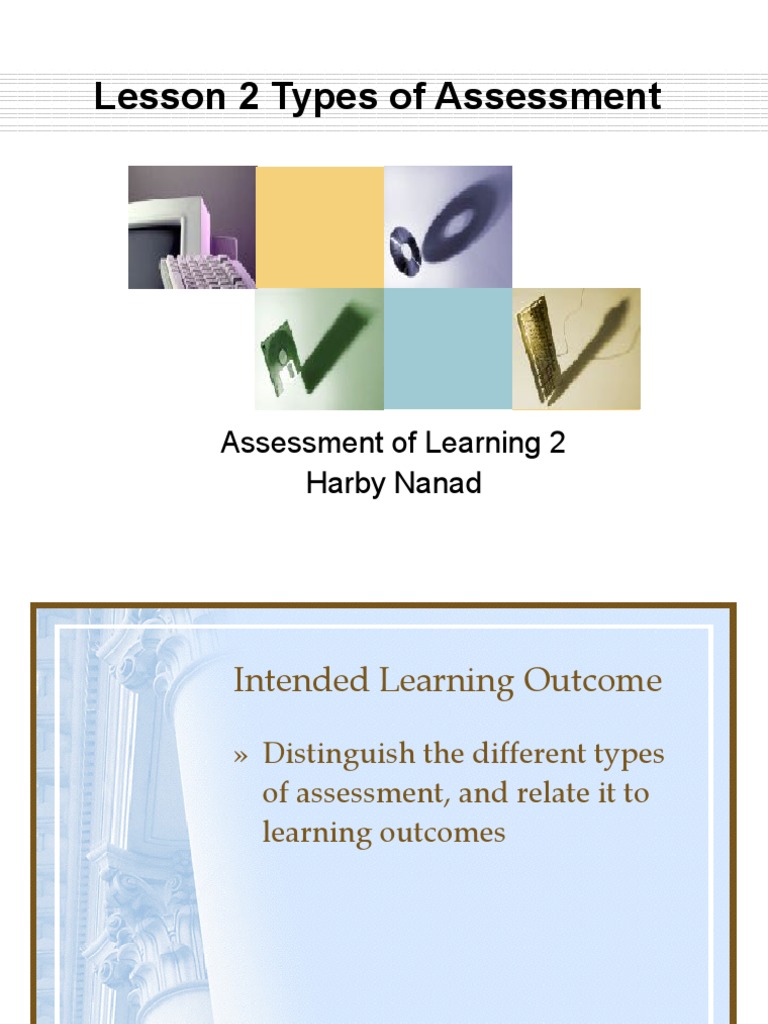 Assessment of Learning 2 Chapter 2 1 | PDF | Educational Assessment ...