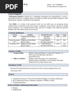 Chartered Accountant CA Articleship Resume Sample | PDF