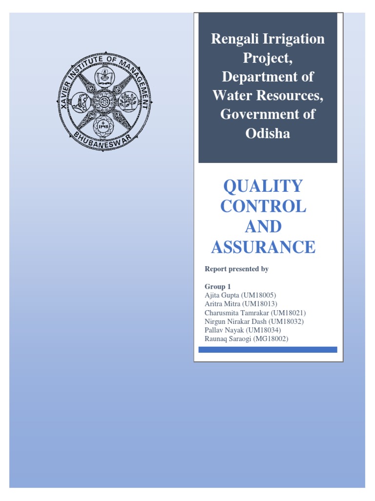 Quality Control of A Cement Manufacturing Plant | PDF | Construction ...