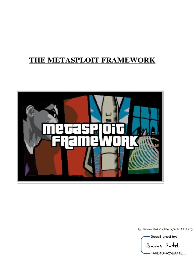 Metasploit - Framework-A Quick Reference PDF | PDF | Penetration Test ...