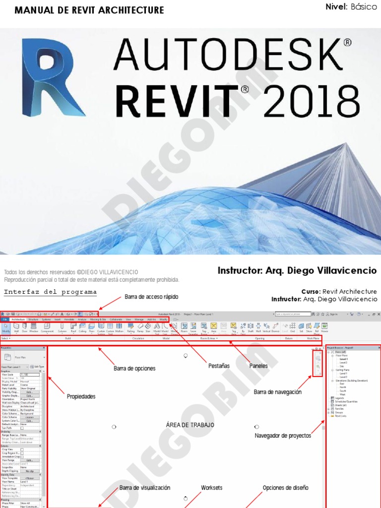 Manual Revit Architecture Básico | PDF | Autodesk Revit | Gráficos de ...