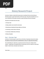 CBA 1 - History - The Past in My Place | PDF