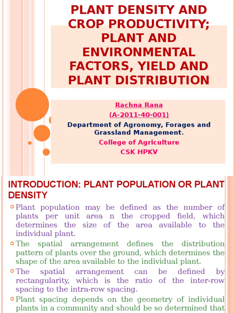 Advances in Crop Growth and Productivity 2003 | PDF | Sowing | Agriculture