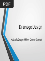 Concrete Flood Channel Design Guide | PDF | Drainage | Concrete