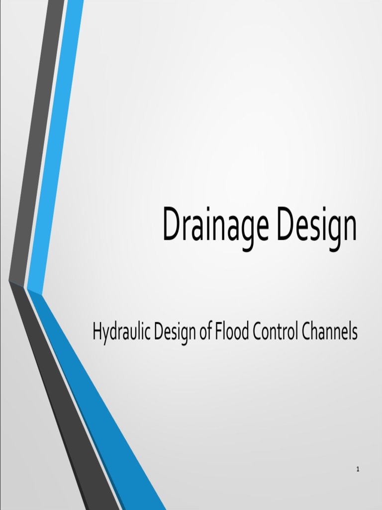Msc-Drainage-5-Flood Control Channels 201920 PDF | PDF | Sediment | Flood