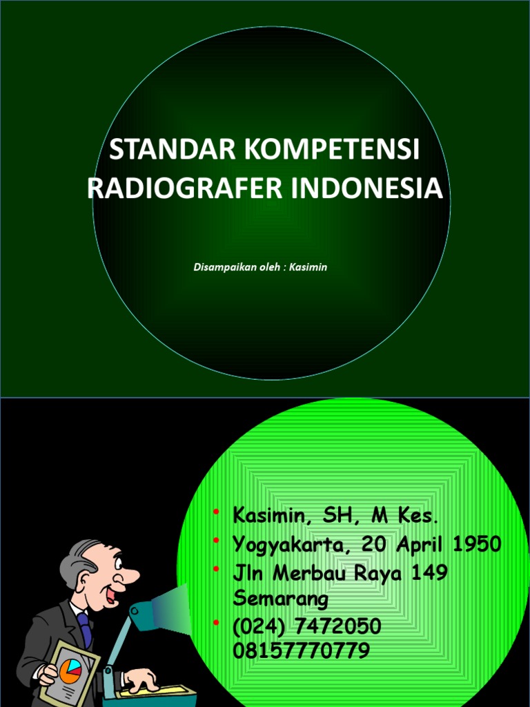 Standar Kompetensi Radiografer Indonesia. 1 | PDF