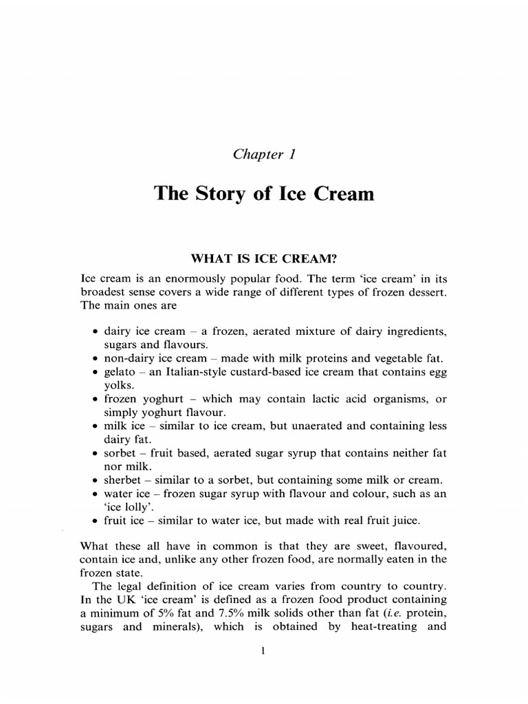 The Science Behind Ice Cream | PDF | Ice Cream | Refrigerator