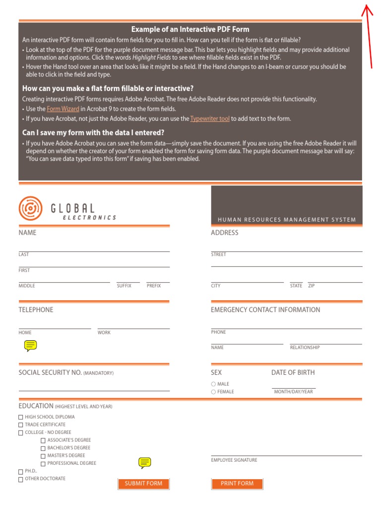 Interactive PDF Forms Guide | PDF | Computing | Computing And ...